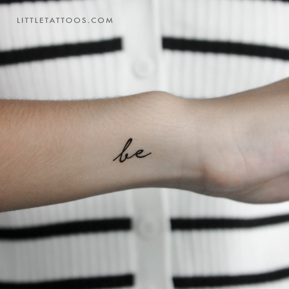 Be Temporary Tattoo - Set of 3 – Temporary Little Tattoos