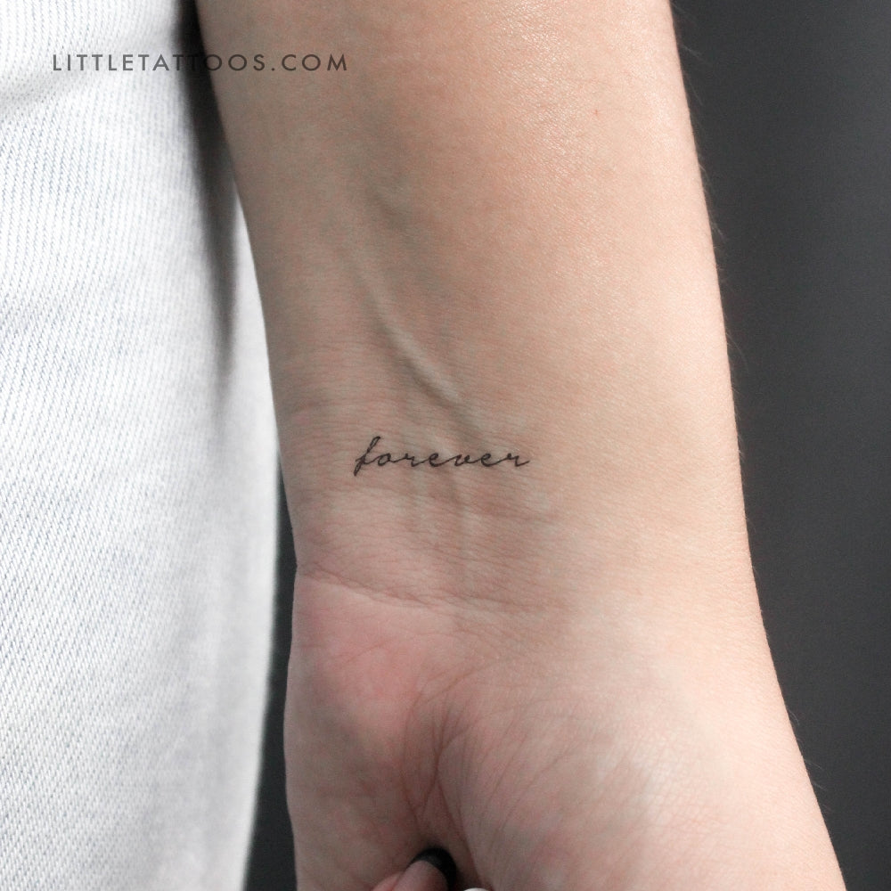 Forever Font Tattoo
