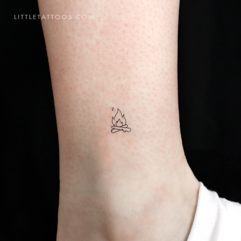 Bonfire Temporary Tattoo - Set of 3 – Little Tattoos
