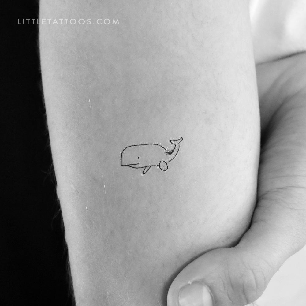 Temporary Whale Tattoos