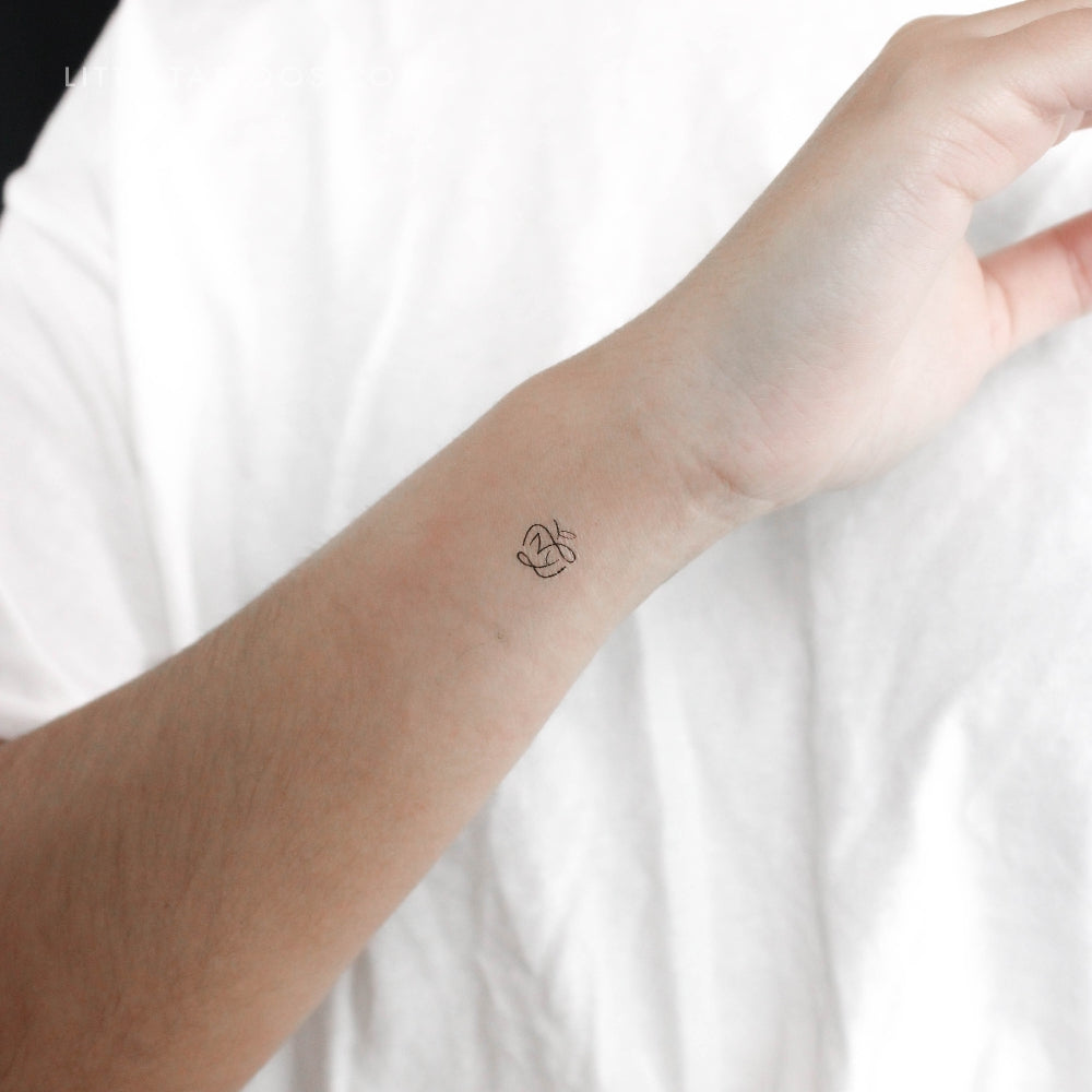 Temporary Apple Tattoos