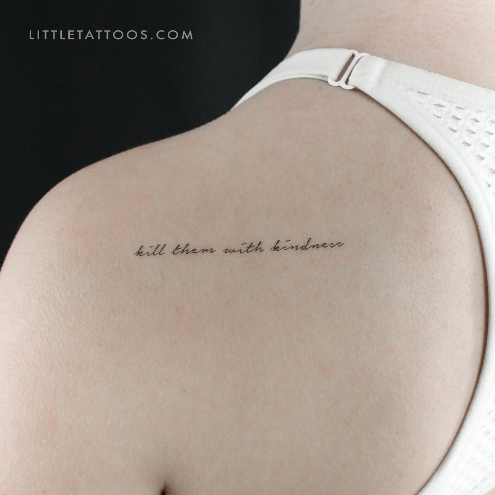 Shoulder Blade Tattoo Quotes Quote Tattoos: Words To Live By In Ink
