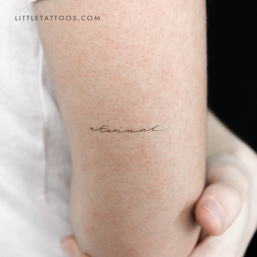 'Eternal' by Jakenowicz Temporary Tattoo - Set of 3 – Little Tattoos