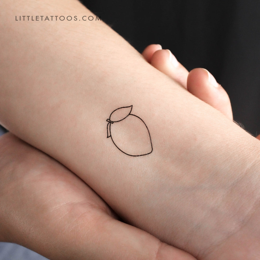 Lemon Temporary Tattoo - Set of 3 – Temporary Little Tattoos
