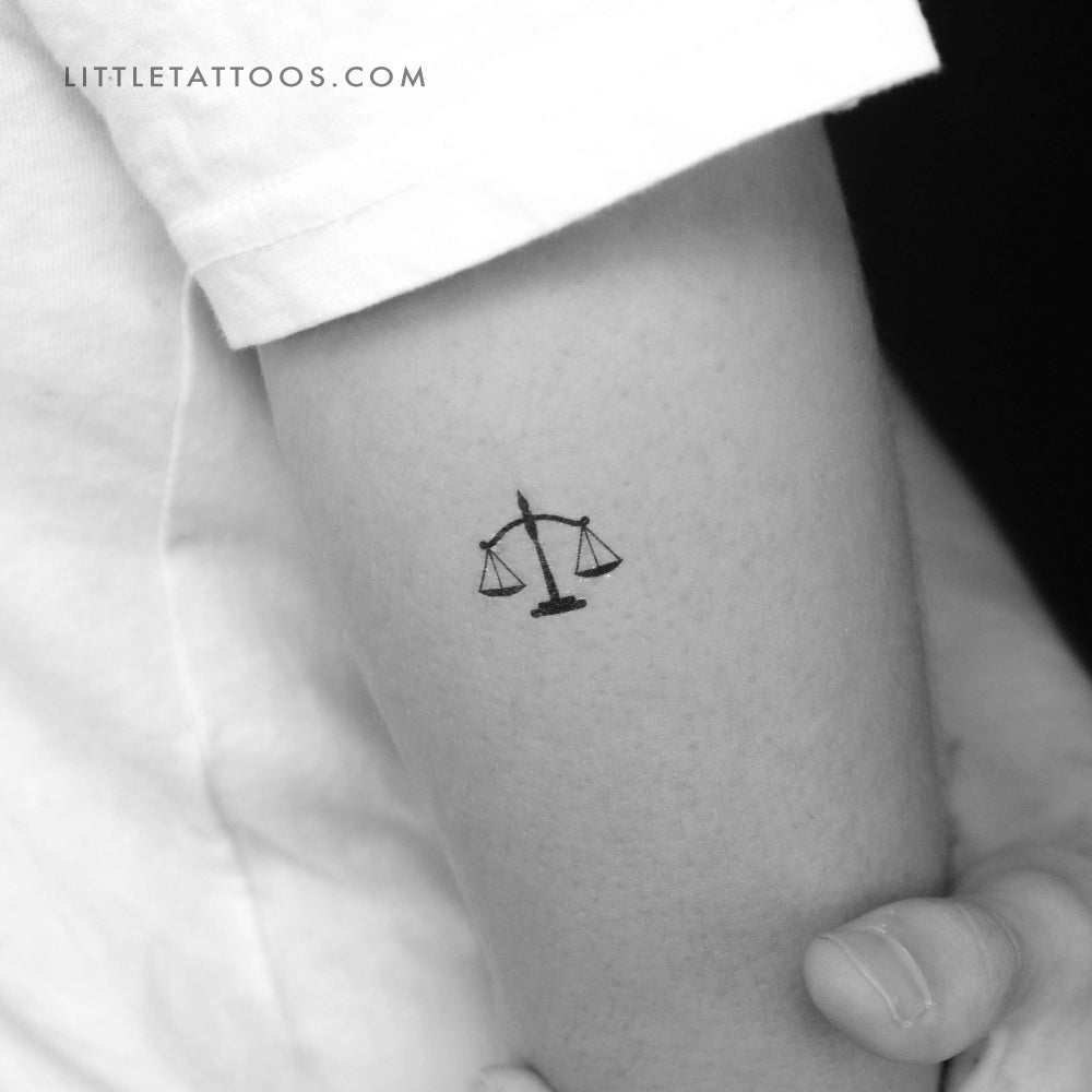 Balance scale tattoo - Bronctattooaus.com