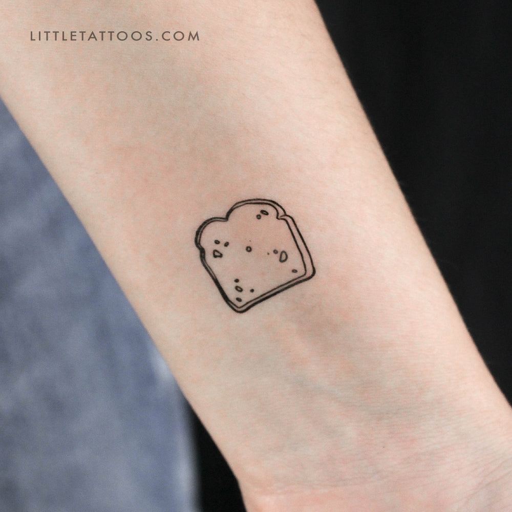 Toast Temporary Tattoo - Set of 3 – Little Tattoos