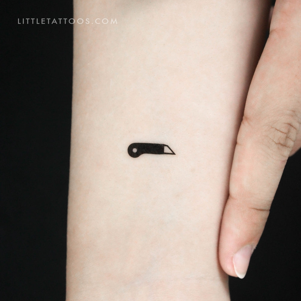 Cutter Temporary Tattoo - Set of 3 – Little Tattoos