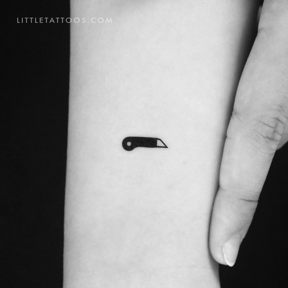 Cutter Temporary Tattoo - Set of 3 – Little Tattoos