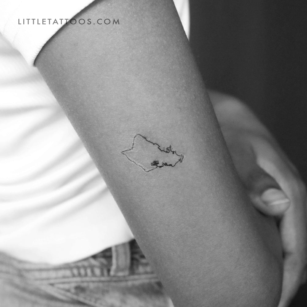 Newfoundland Outline Tattoos