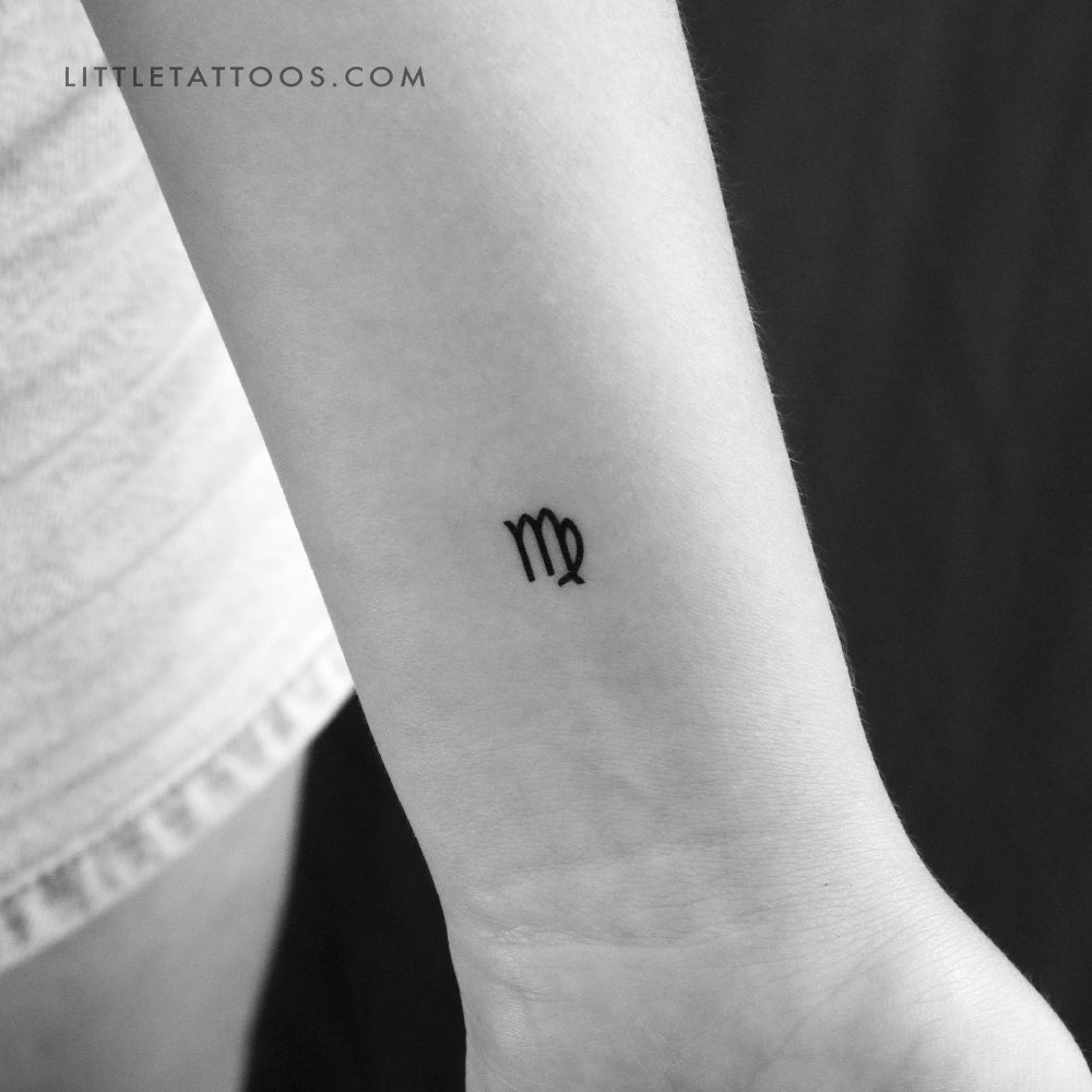 Virgo Zodiac Symbol Tattoo Design Virgo Zodiac Tattoos | Tattoofanblog
