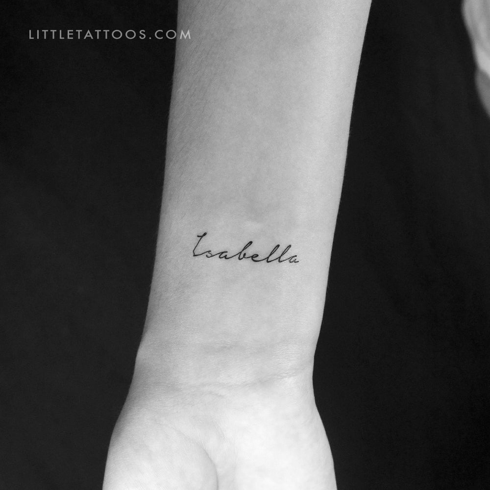 Isabella Temporary Tattoo - Set of 3 – Little Tattoos