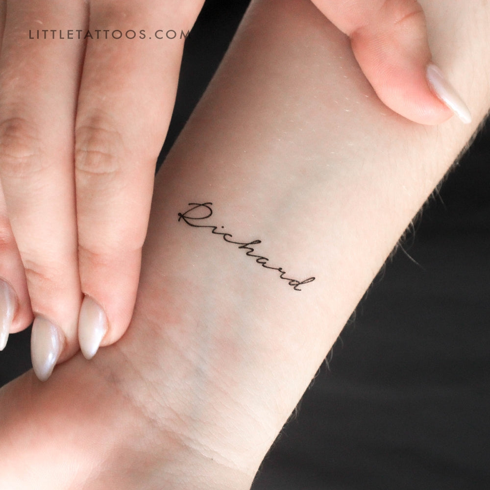 Richard Temporary Tattoo - Set of 3 – Little Tattoos