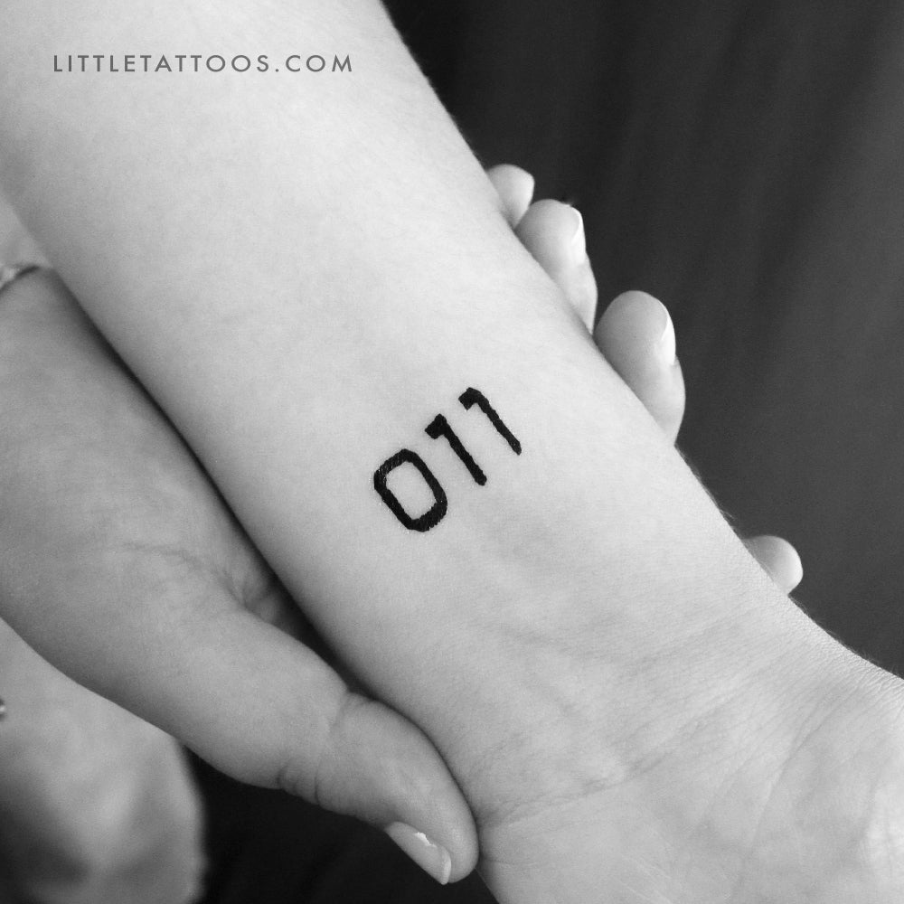 011 Temporary Tattoo - Set of 3 – Little Tattoos