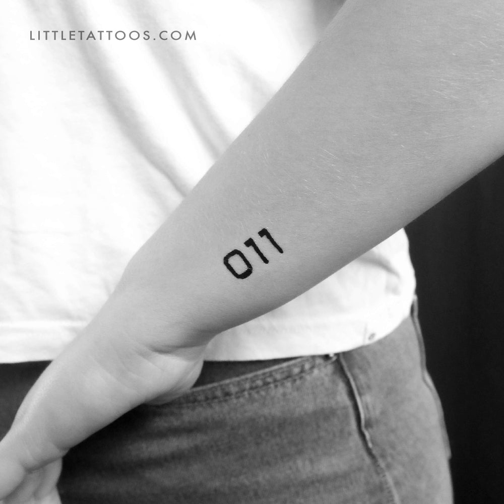 011 Temporary Tattoo - Set of 3 – Little Tattoos
