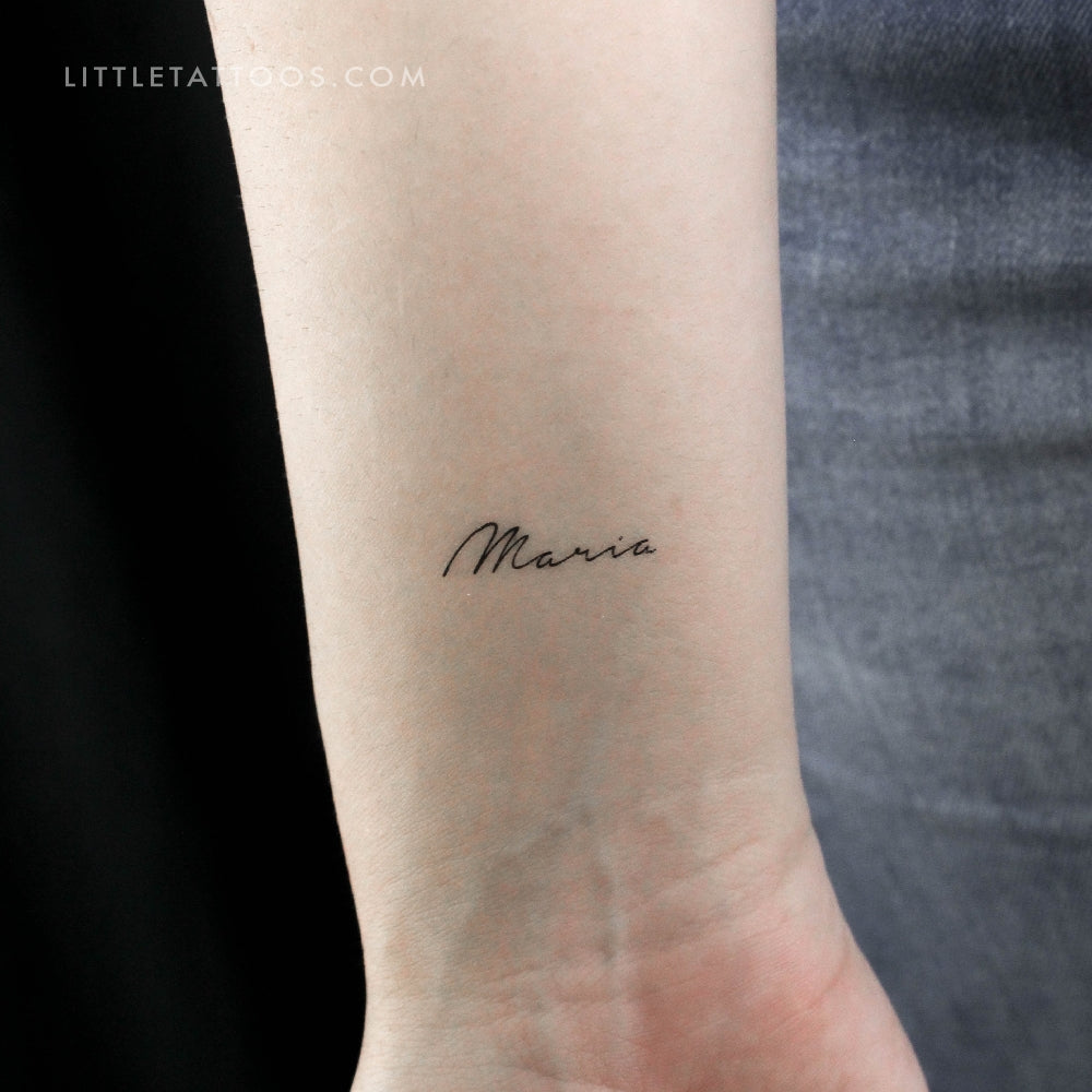 Maria Tattoo Fonts
