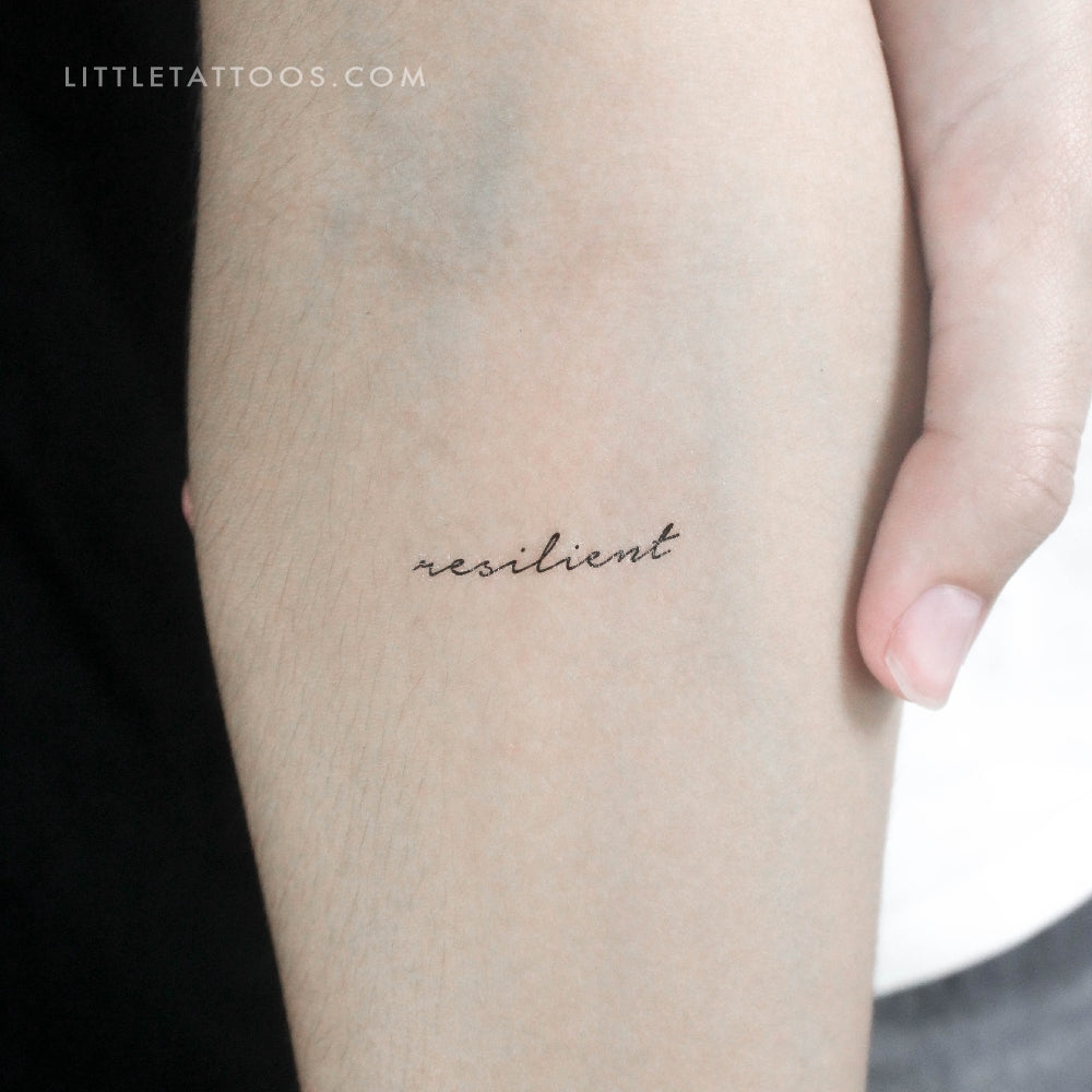 Resilient Temporary Tattoo - Set of 3 – Temporary Little Tattoos