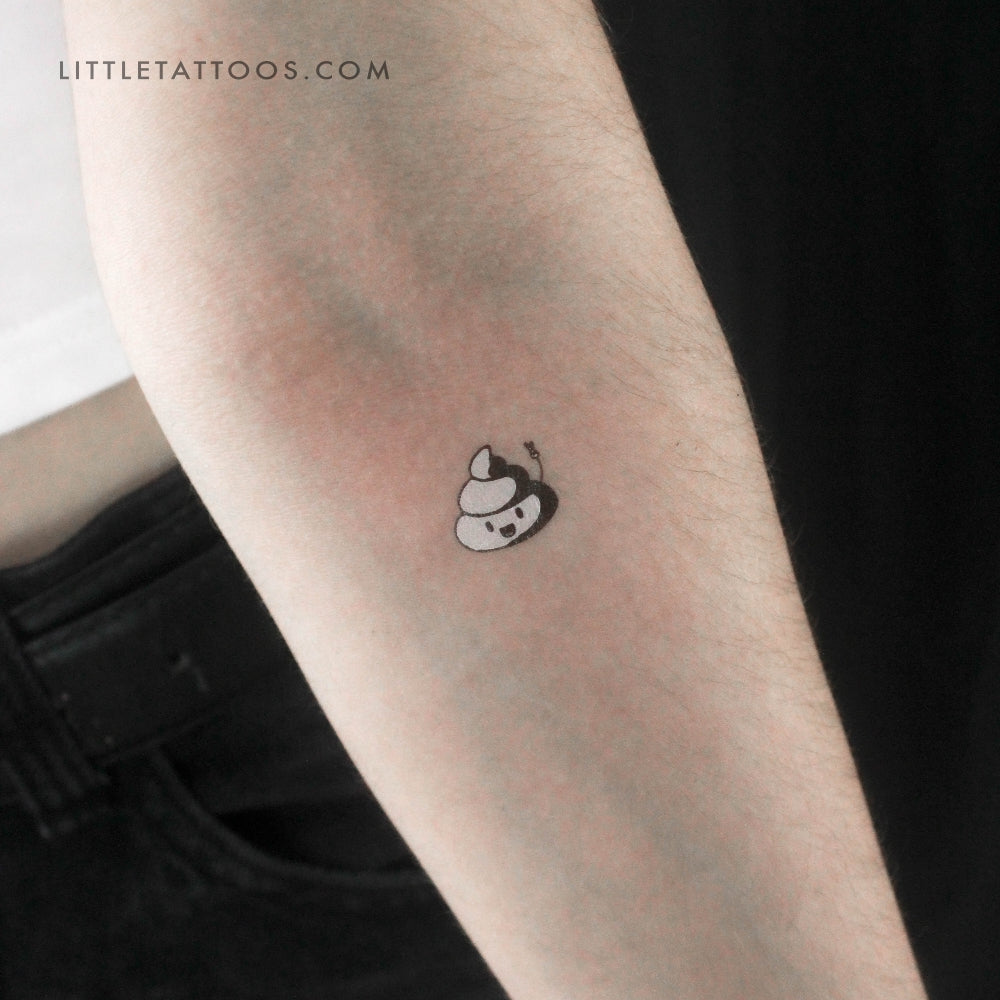 Pile Of Poop Temporary Tattoo - Set of 3 – Little Tattoos