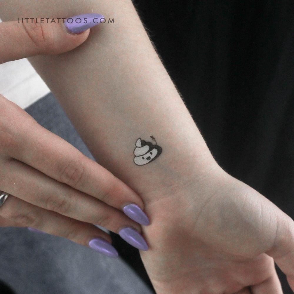 Pile Of Poop Temporary Tattoo - Set of 3 – Little Tattoos