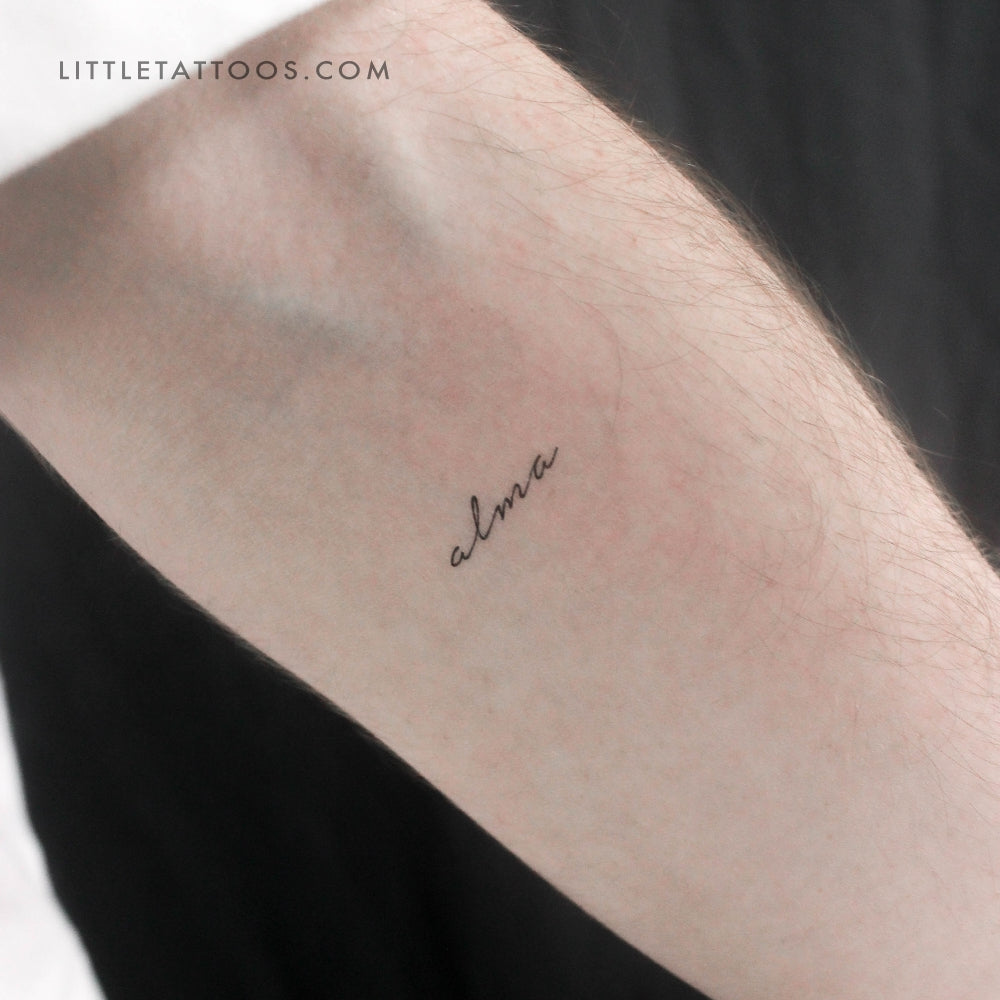 Alma Temporary Tattoo - Set of 3 – Little Tattoos