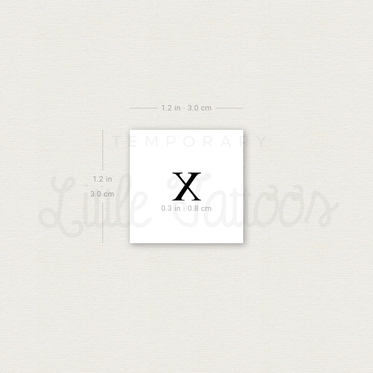 Uppercase Chi Temporary Tattoo - Set of 3 – Little Tattoos