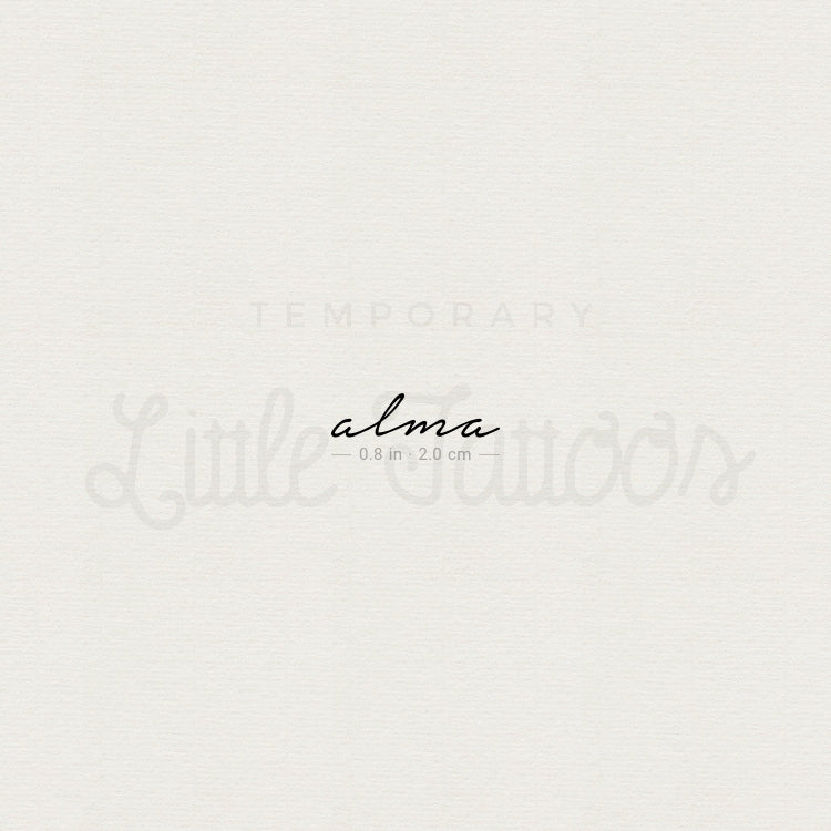 Alma Temporary Tattoo - Set of 3 – Little Tattoos