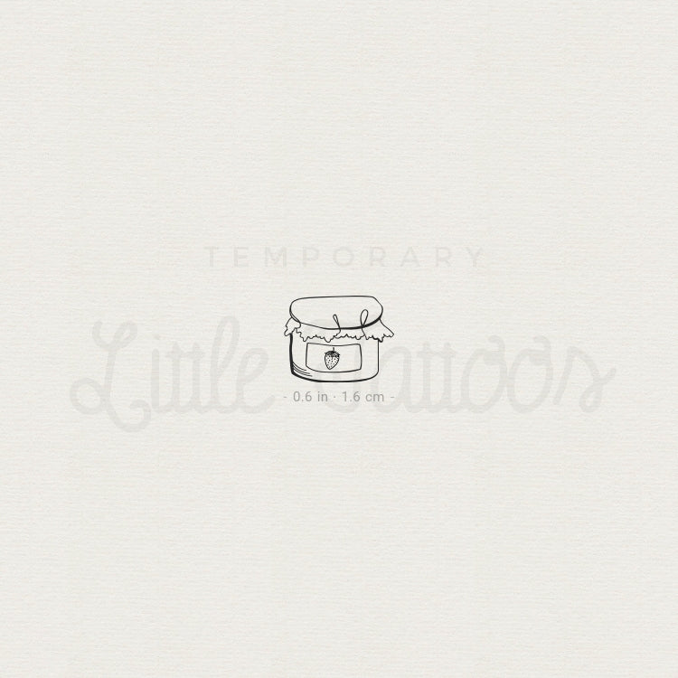 Strawberry Jam Temporary Tattoo - Set of 3 – Little Tattoos