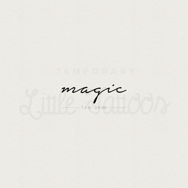Magic Temporary Tattoo - Set of 3 – Little Tattoos