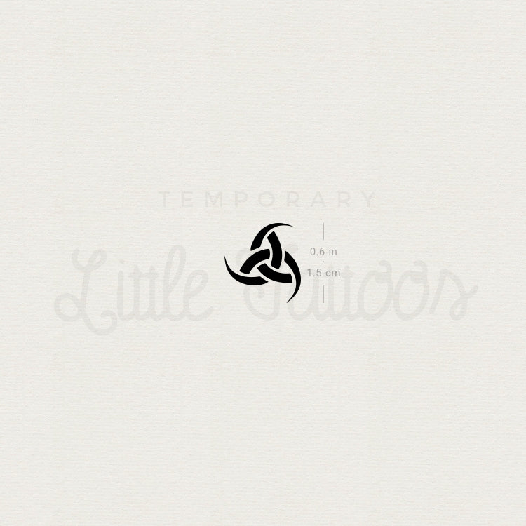 Little Triple Horn Of Odin Temporary Tattoo - Set of 3 – Little Tattoos