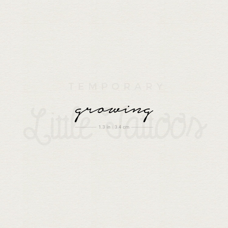 Growing Temporary Tattoo - Set of 3 – Little Tattoos